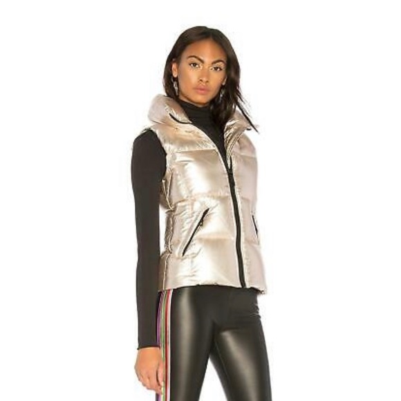 SAM. | Jackets & Coats | Sam Freedom Vest White Gold New | Poshmark